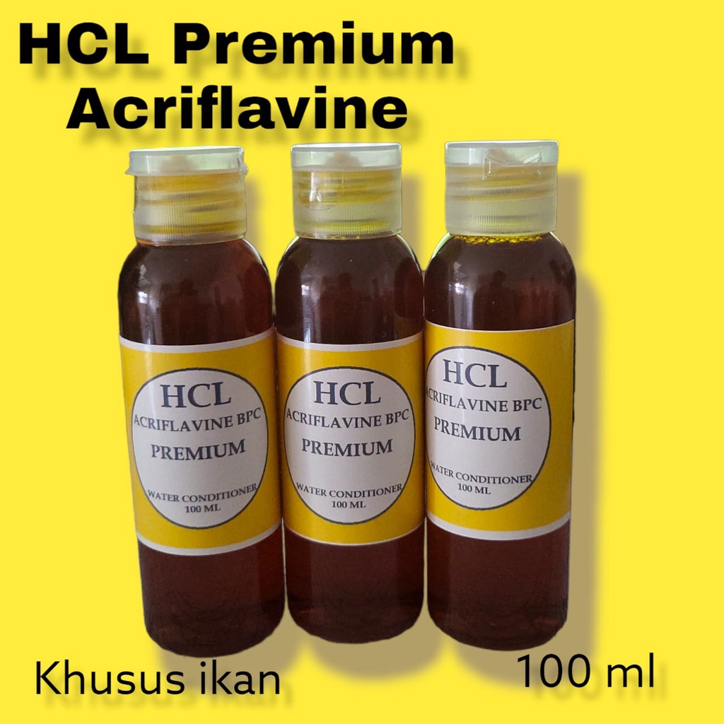 Jual ACRIFLAVINE PREMIUM HCL BPC 100ml WATER CONDITIONER Obat Kuning ...