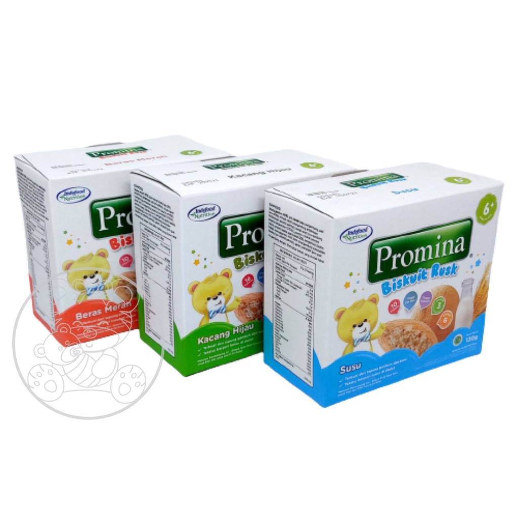 Jual Promina Biskuit Bayi Rusk Susu 6 Bulan 130 gr Makanan Pendamping ...