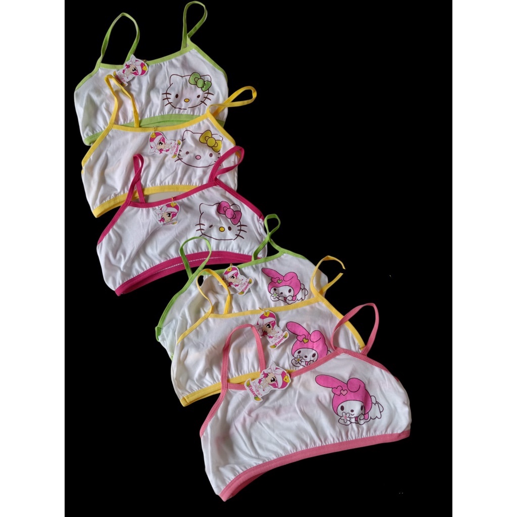 Jual 6pcs Miniset Anak SD Perempuan SMP Remaja ABG Mini Set BH Bra ...