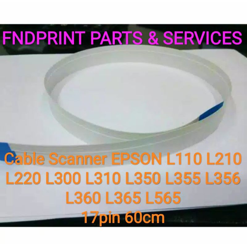 Jual Cable Scanner EPSON Kabel L550 L555 L565 17pin 60cm | Shopee Indonesia