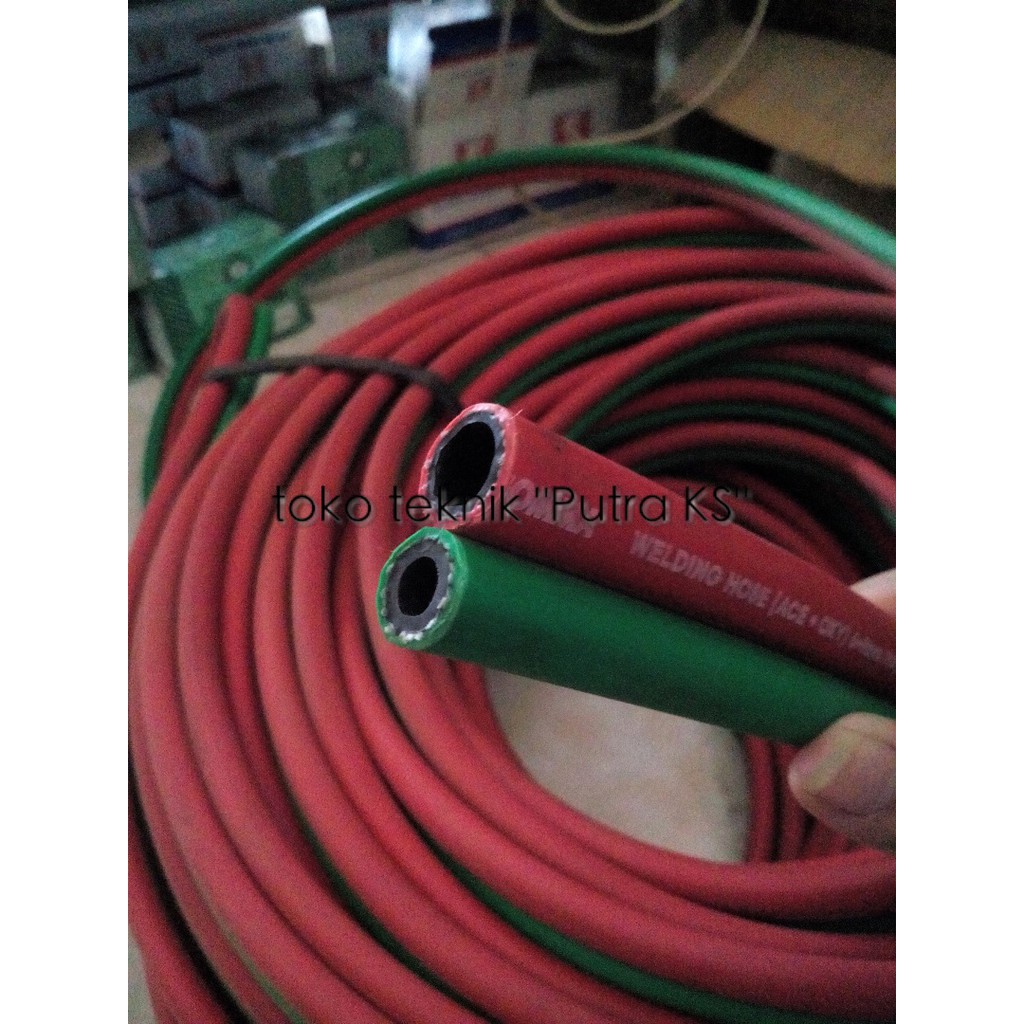 Jual Selang Las Double / Twin Welding Hose Original METAGOMA Ecer Per ...
