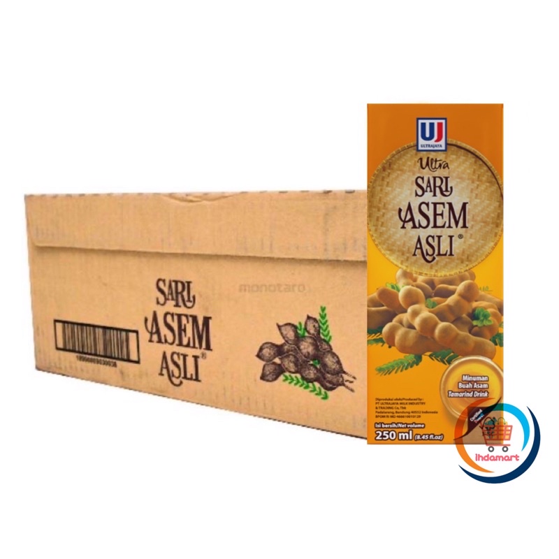 Jual 1 Dus Isi 24 pcs Sari Asem Asli 250 ml | Shopee Indonesia