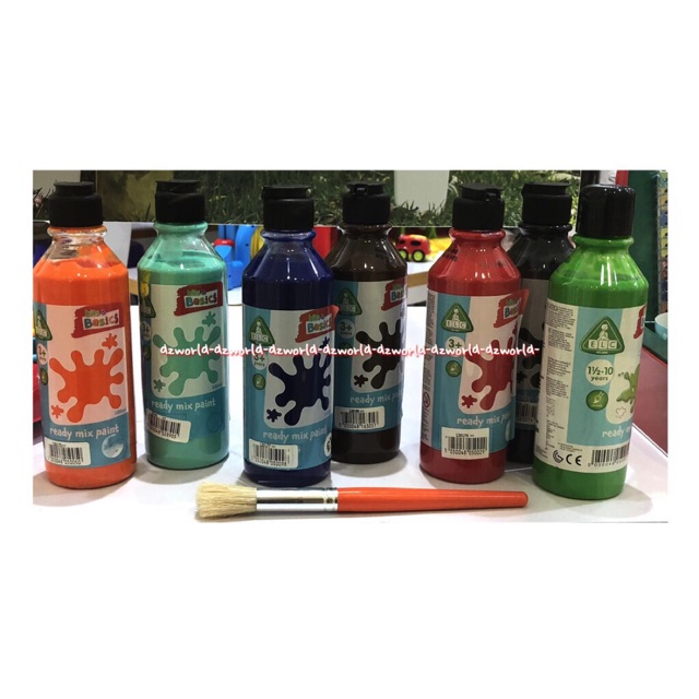 Jual ELC Basic Ready Mix Paint Cat Warna Aman Untuk Anak English 300ml ...