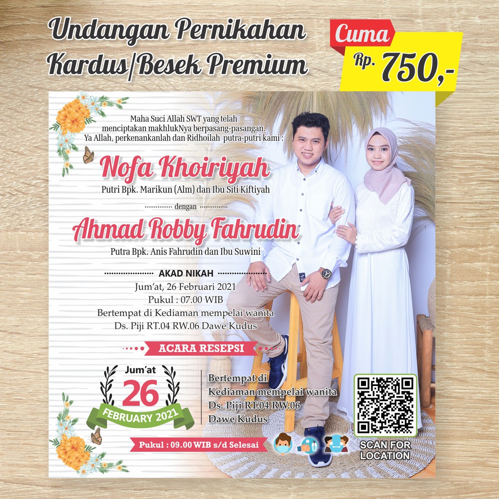 Jual Undangan Kardus, Foam, Besek, Berkat Pernikahan / Khitan, Samir ...