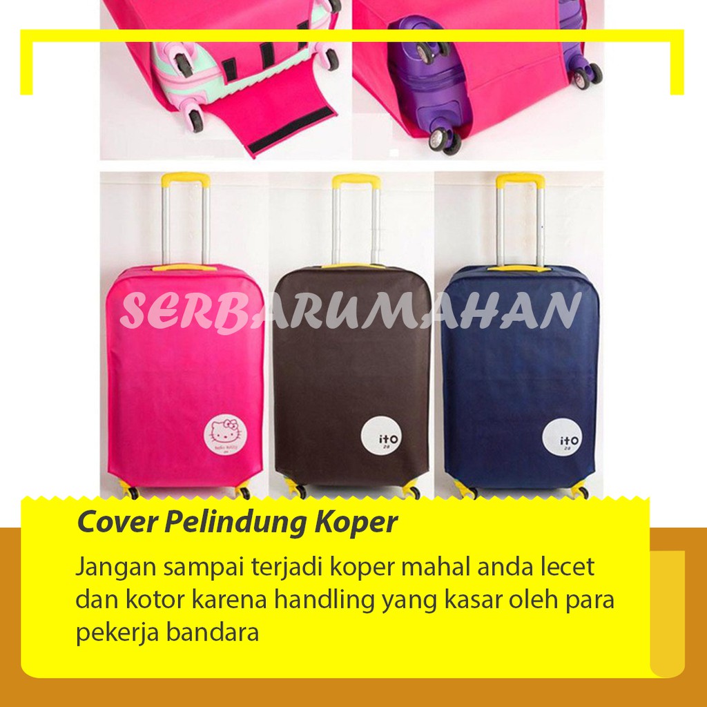 Jual SR328 Cover Koper Sarung Koper Luggage Cover Pelindung Koper ...