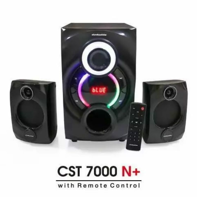 Jual Speaker Simbadda CST 7000N+ Bluetooth USB AUX FM REMOTE | Shopee ...