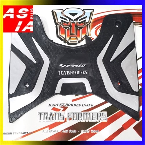 Jual KARPET KARET C4G TRANSFORMER VARIASI RACING MOTOR GENIO SILVER ...