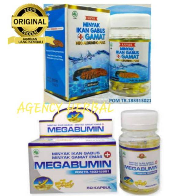 Jual Olimex megabumin// neo albumin //kapsul minyak ikan gabus plus gamat | Shopee Indonesia