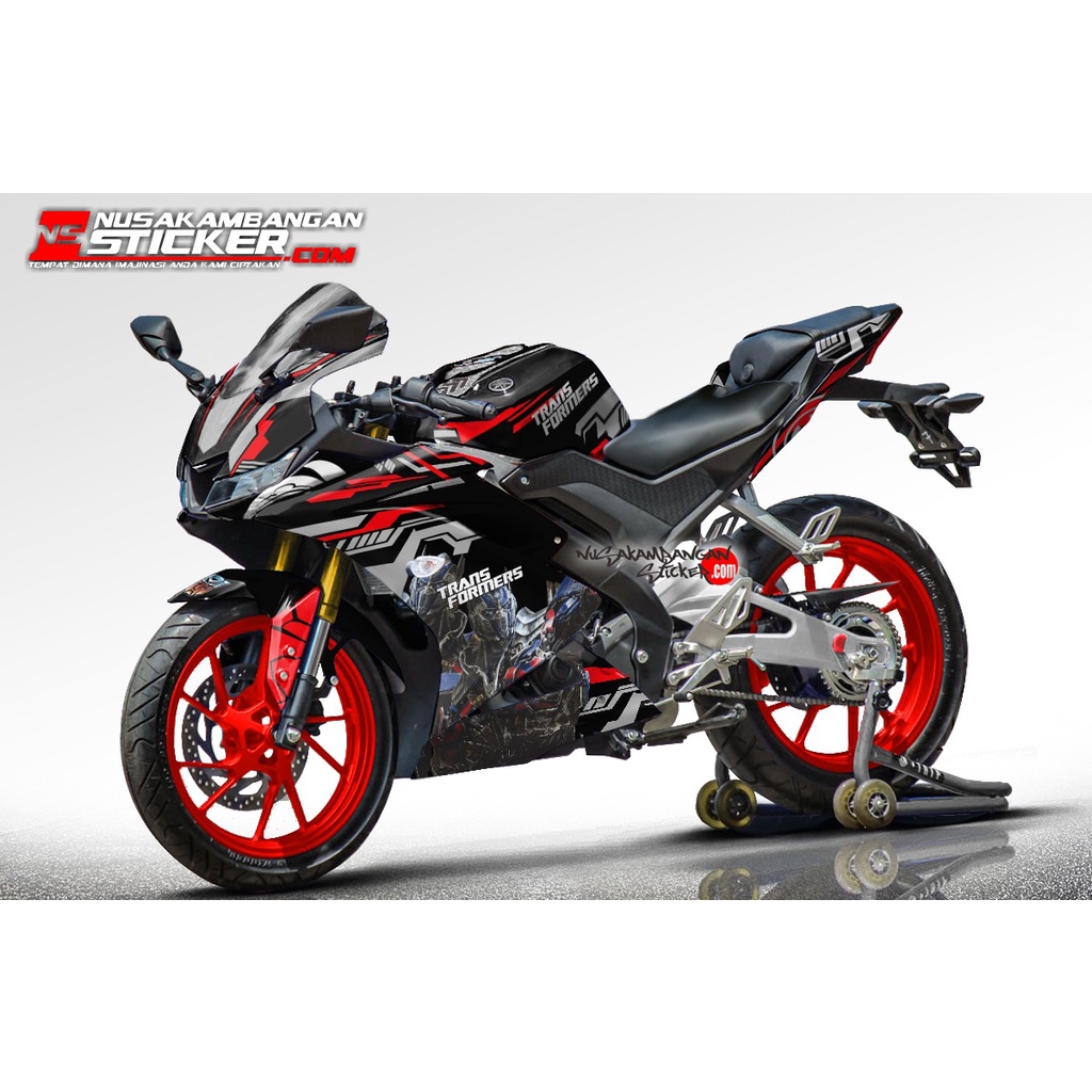 Jual Stiker R15 V3 HITAM GRAFIS ABU ABU | Shopee Indonesia