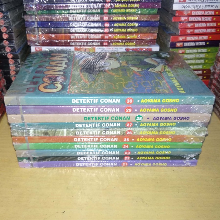 Jual Detektif Conan 21 22 23 24 25 26 27 28 29 30 (Komik Segel Original ...