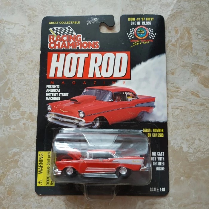 Jual Diecast 57 Chevy Racing Champions no Hotwheels Limited edition ...