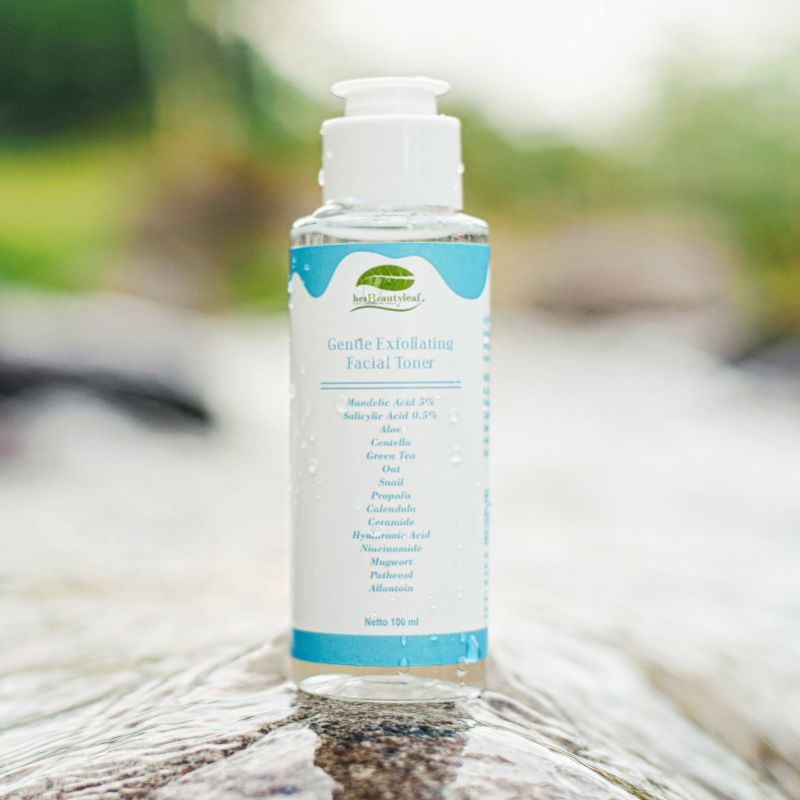 Jual GENTLE EXFO TONER herbeautyleaf 100ml (toner exfoliasi lembut ...