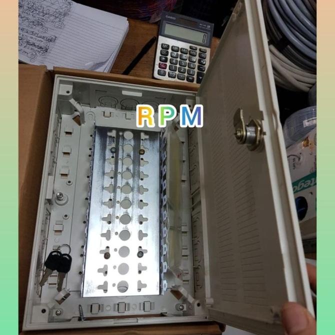 Jual Box MDF 100 Pair Fiber Pelastik plus Frame BMF 11 Way untuk Pabx ...