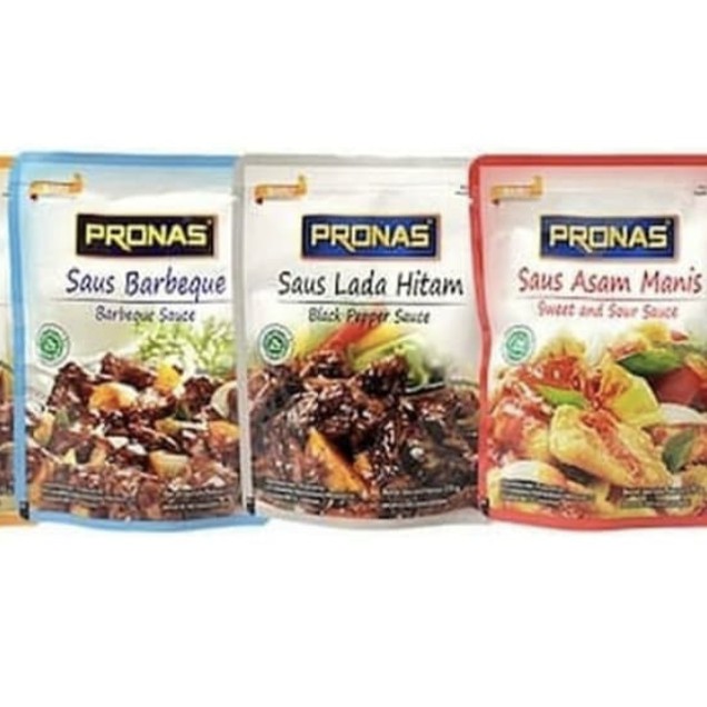 Jual PRONAS 175 g/ Pack Bumbu Saus Masakan Asam Manis / Lada Hitam ...