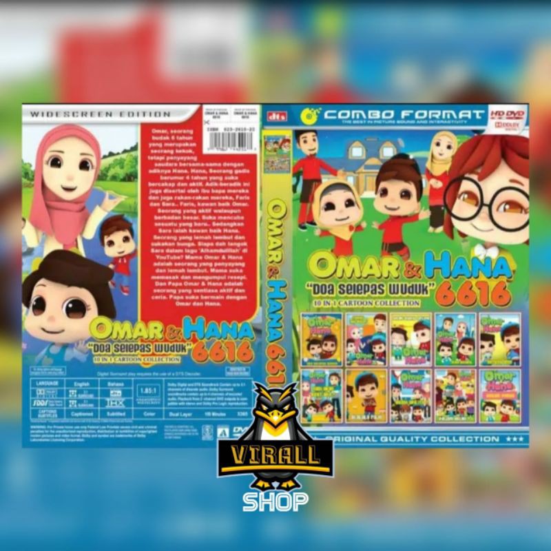 Jual KASET KOLEKSI FILM KARTUN ANAK " OMAR HANA 6616 " | Shopee Indonesia