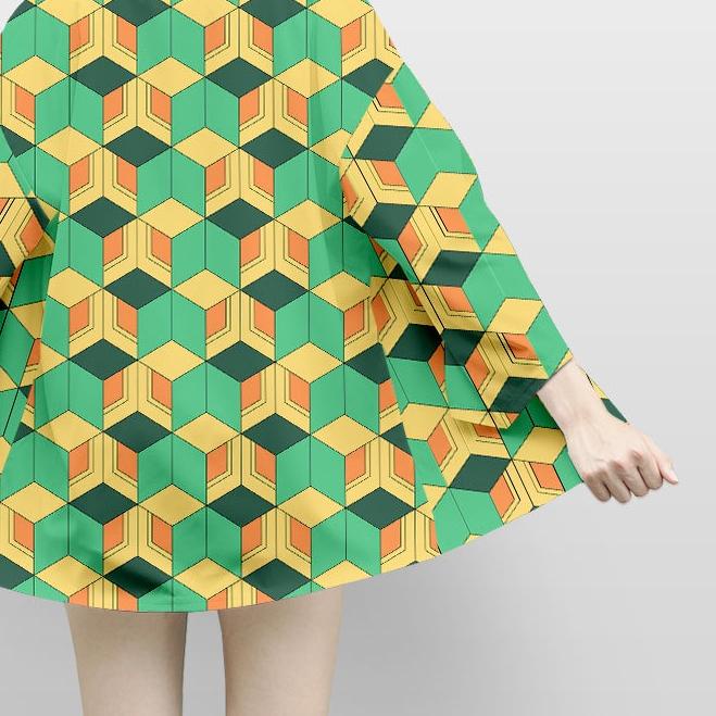 Jual Demon Slayer Anime Cartoon Fashion Men Women Loose Summer Beach ...