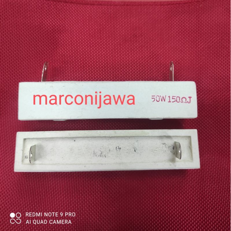 Jual Resistor 50wat 150ohm putih asli | Shopee Indonesia