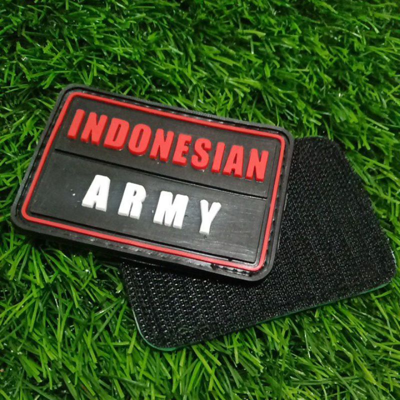 Jual patchrubber logo RAIDER/TNI/SILIWANGI/INDONESIA ARMY tempelan ...