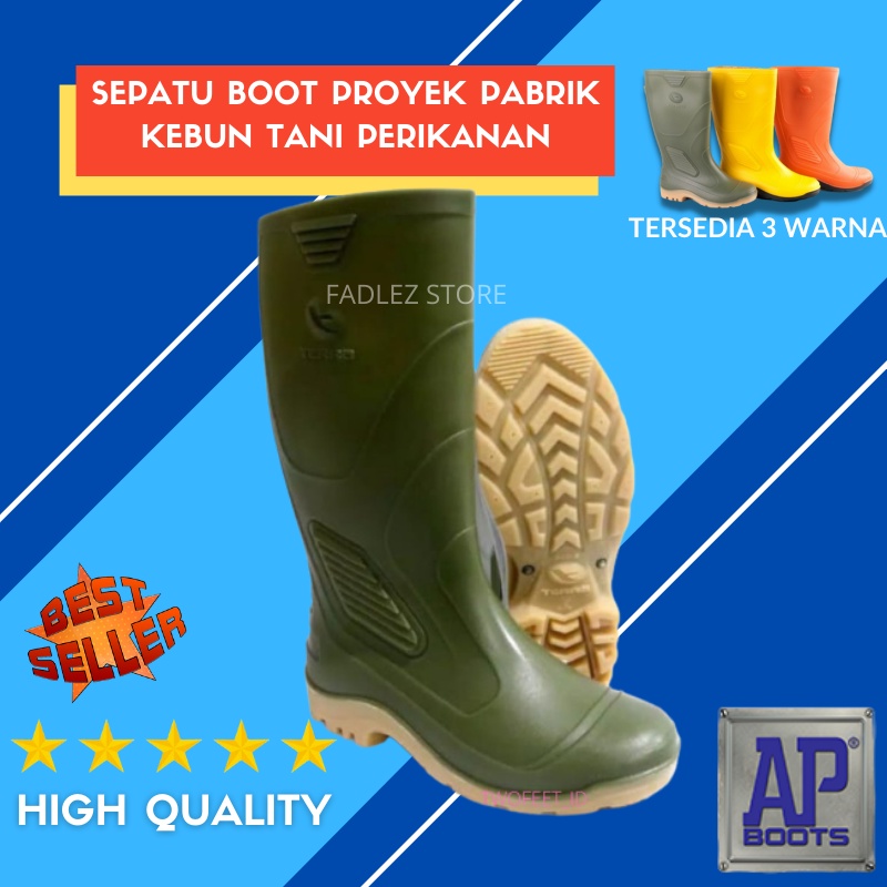 Jual Sepatu Kebun Pria Bisa Wanita Spatu Booth Proyek Pabrik Bangunan ...