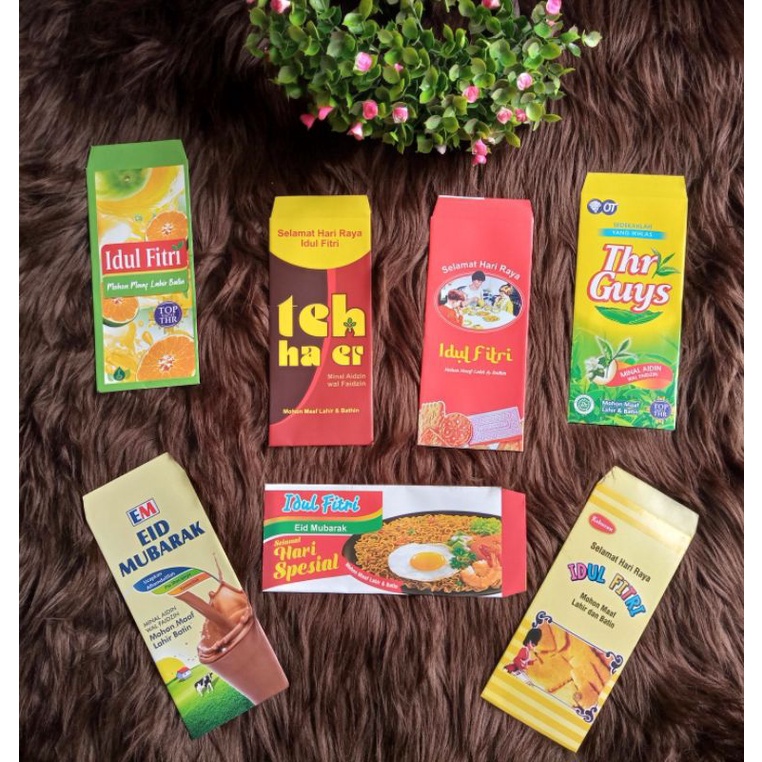 Jual AMPLOP LEBARAN MOTIF SNACK PANJANG 120gr / 10 pcs | Shopee Indonesia