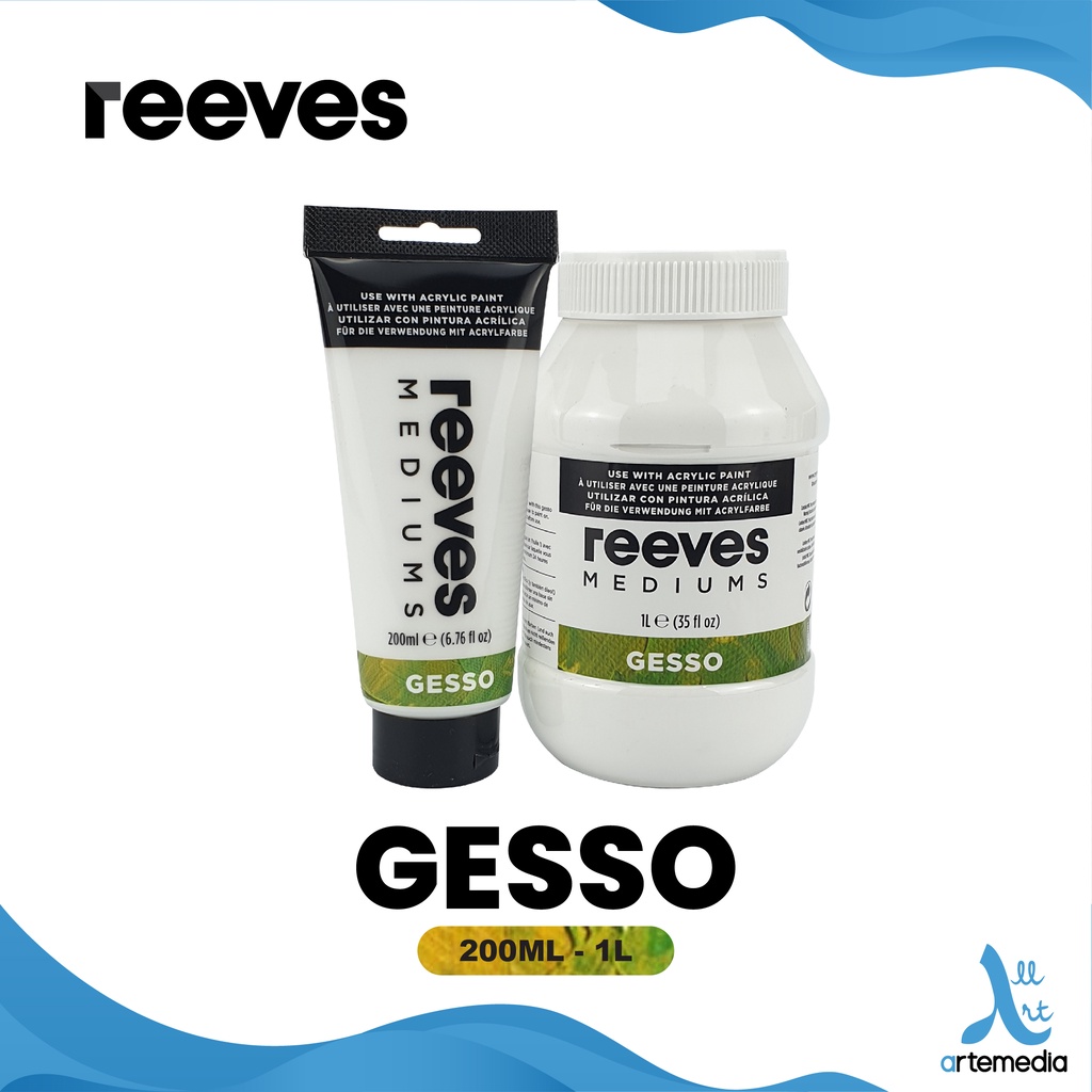 Jual Reeves Gesso Primer Acrylic Medium | Shopee Indonesia