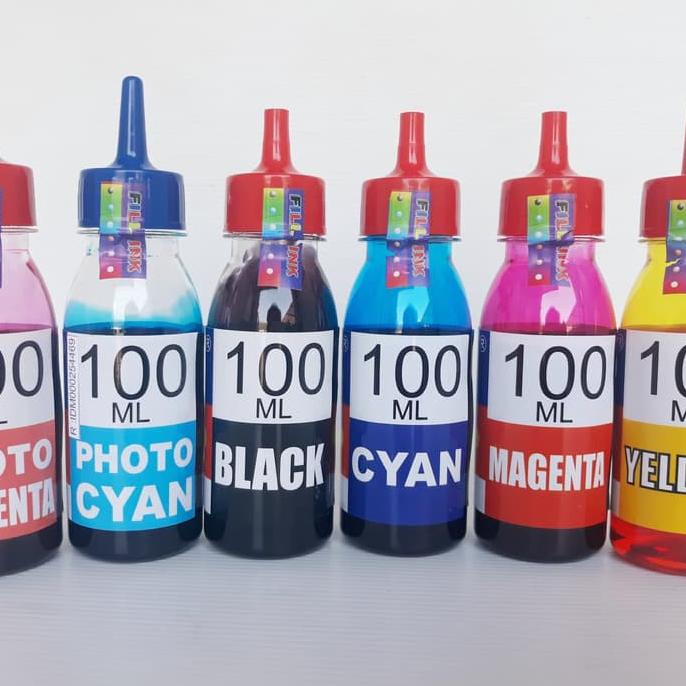 Jual Tinta Isi Ulang Printer Hp Epson Canon Tinta Botol Fillink Black ...