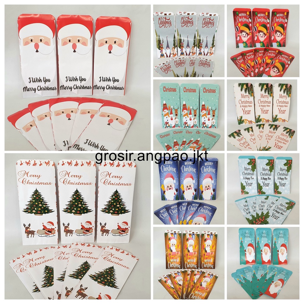 Jual ANGPAO NATAL ANGPAU MERRY CHRISTMAS HONGBAO AMPLOP NATAL UKURAN ...