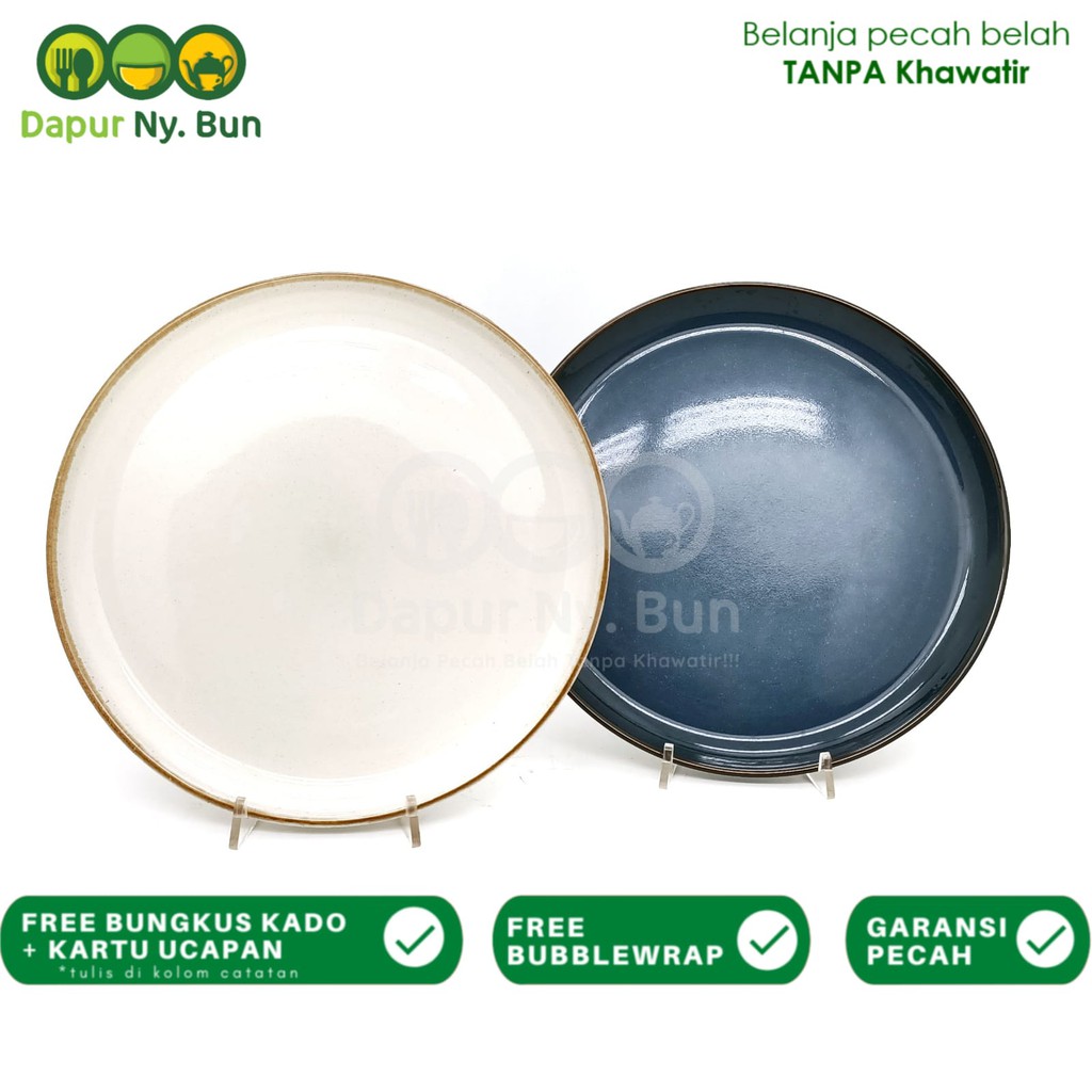Jual Piring Ceper Keramik / Stoneware / Dinner Plate High Quality 10 ...