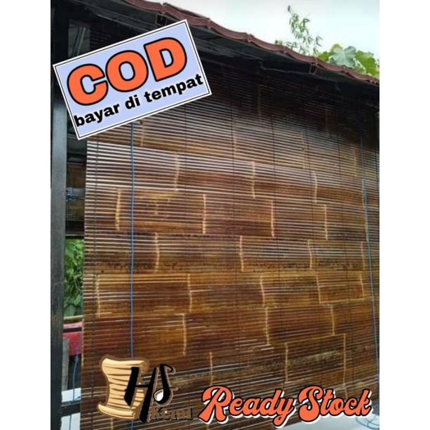 Jual Kerai Bambu Lebar 250 x Tinggi 200 / Tirai bambu / kerey bambu / kere / kerey / wide / wide ...