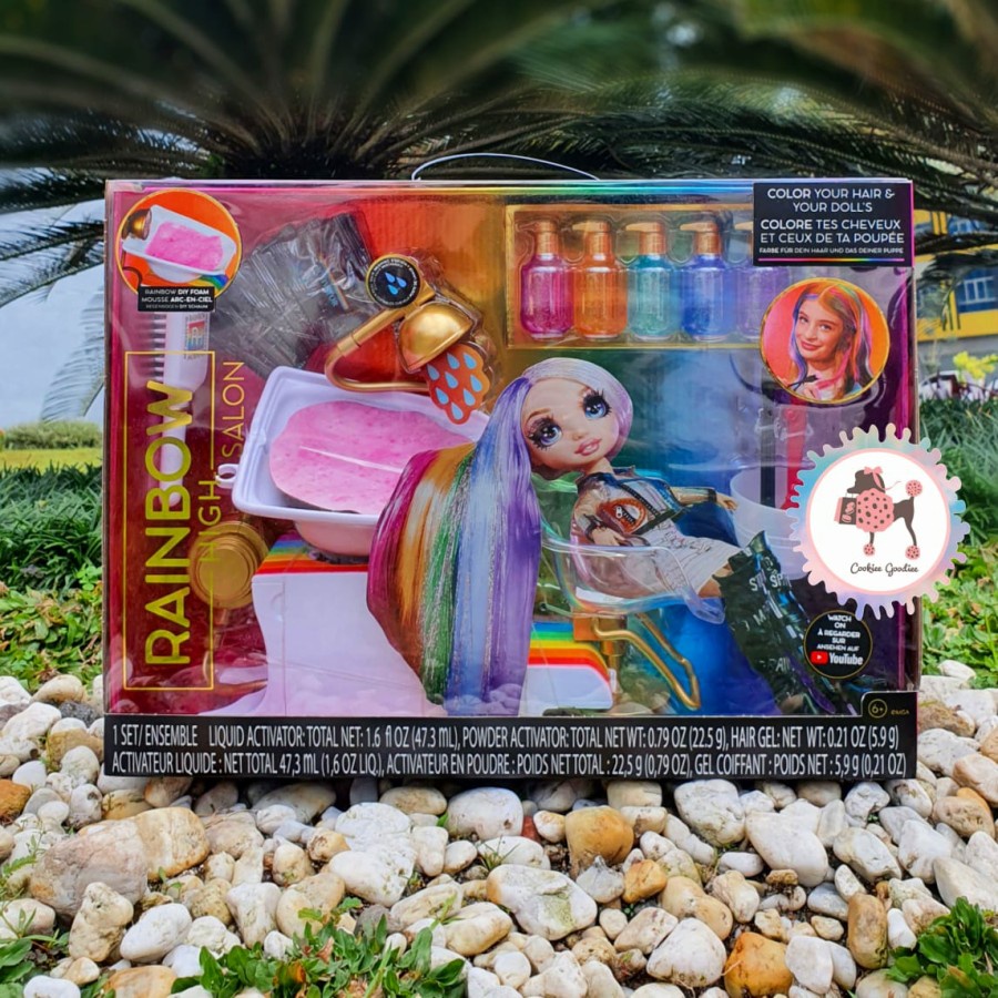 Jual Rainbow High Salon Playset w/ Rainbow DIY Washable Hair Color Foam ...
