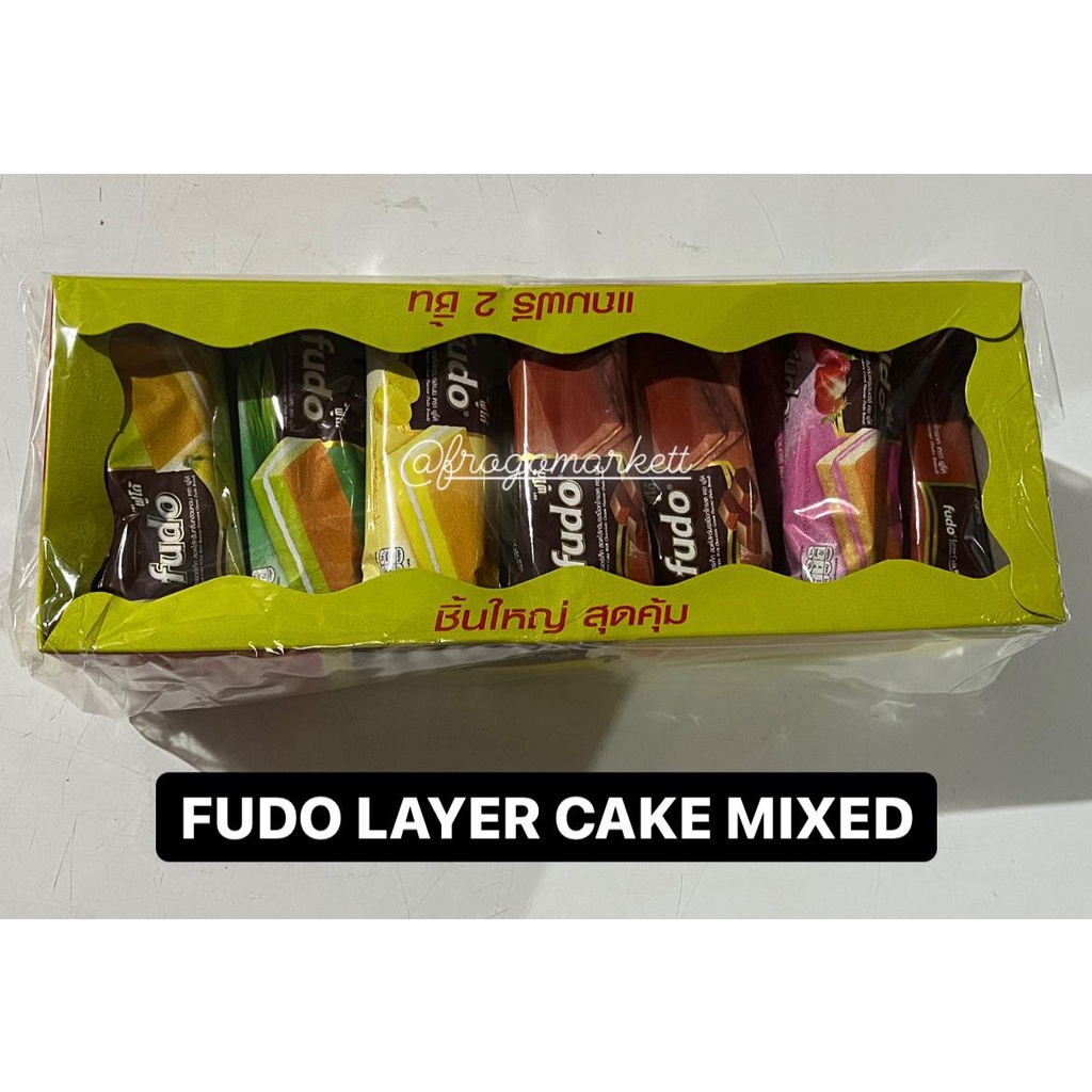 Jual Fudo Layer Cake All Variant 1 Box (Isi 26) | Shopee Indonesia