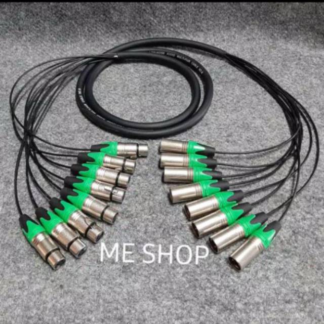 Jual kabel snake 8ch kabel audio snake komplit 8ch 40 meter | Shopee ...