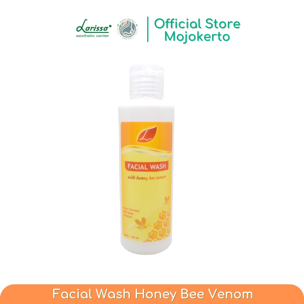 Jual Facial Wash Honey Bee Venom Acne Theraphy Larissa | Shopee Indonesia