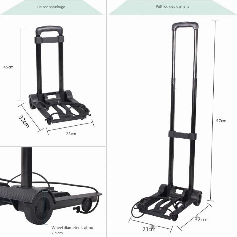 Jual ALAT ANGKUT BARANG BERAT - TROLLEY TROLI LIPAT PORTABLE - BAWA ...