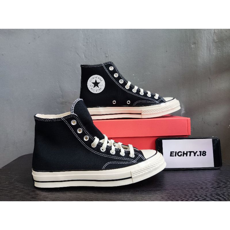 Jual Converse CT HIGH 70s black egret Resmi PT. MAP | Shopee Indonesia