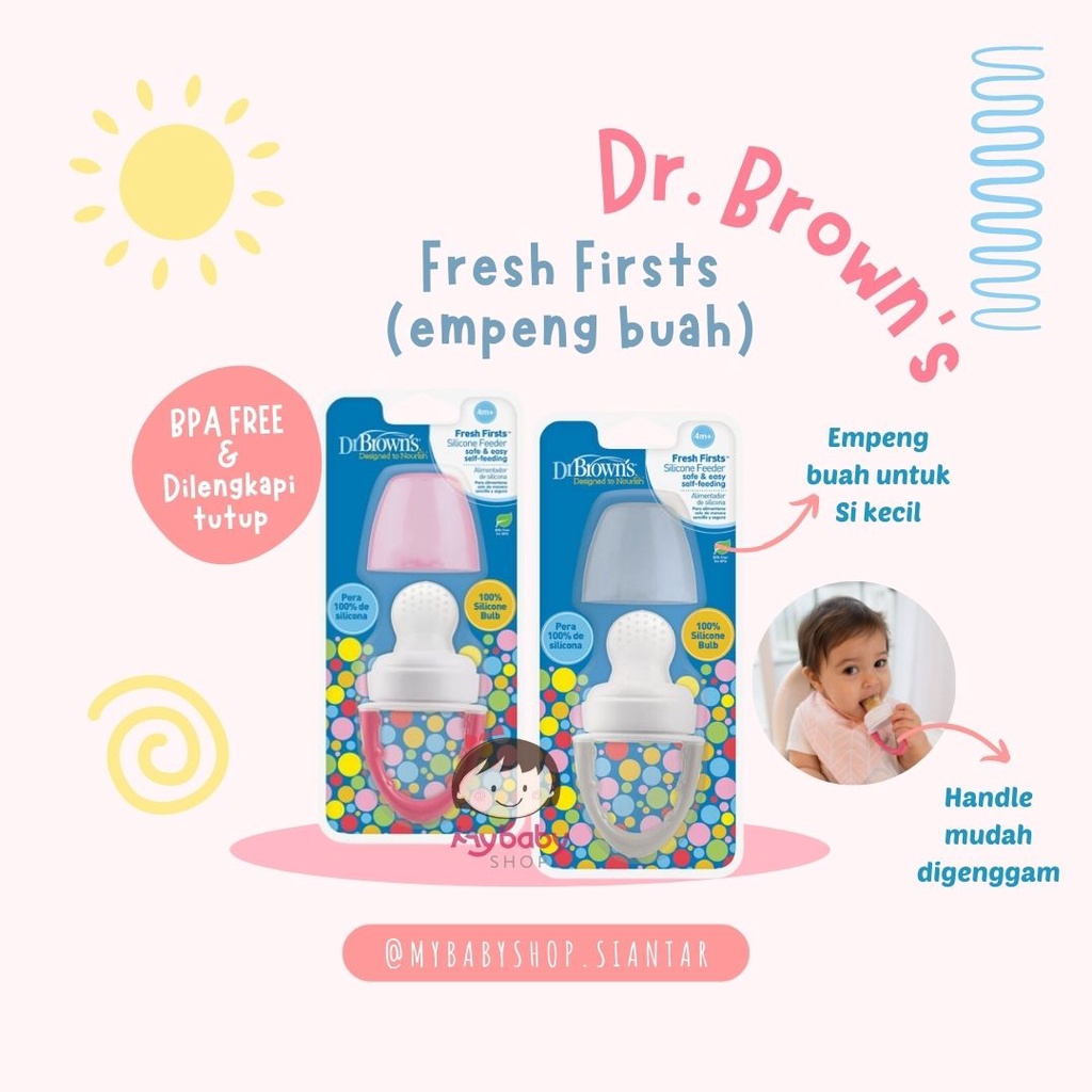 Jual Dr. Brown’s - Fresh First Silicone Food Feeder - Dr Browns kompeng ...