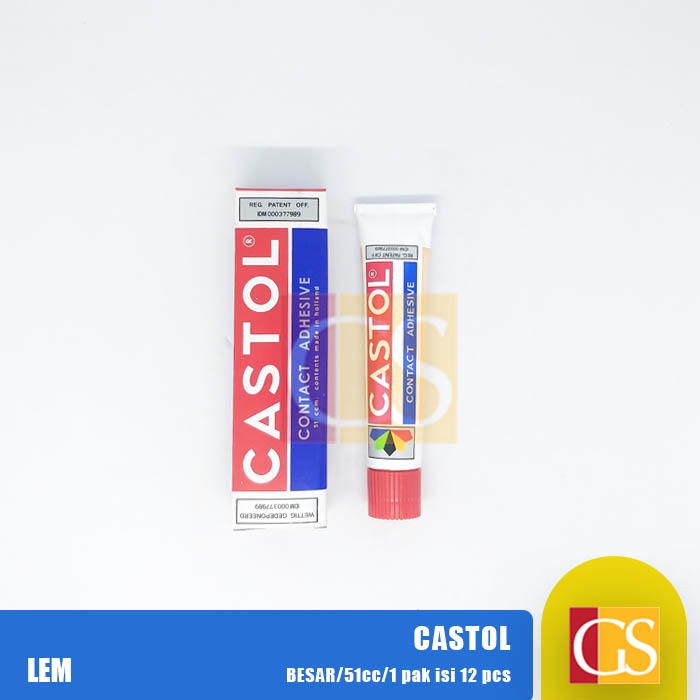 Jual Lem Castol / Lem Kuning Contact Adhesive Tube Besar 51cc | Shopee ...