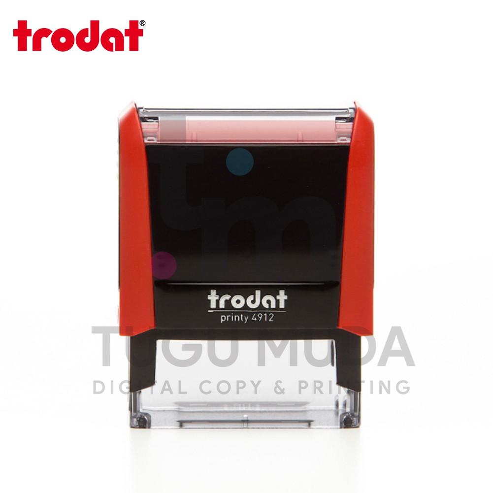 Jual Gagang Stempel Trodat Printy 4912 - FLAME RED | Shopee Indonesia