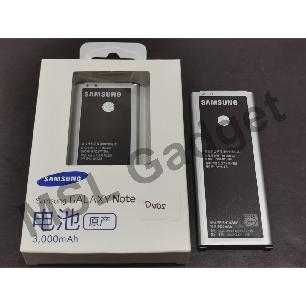 Jual Baterai Samsung Galaxy Note 4 Duos N916 Original 100% | Shopee ...