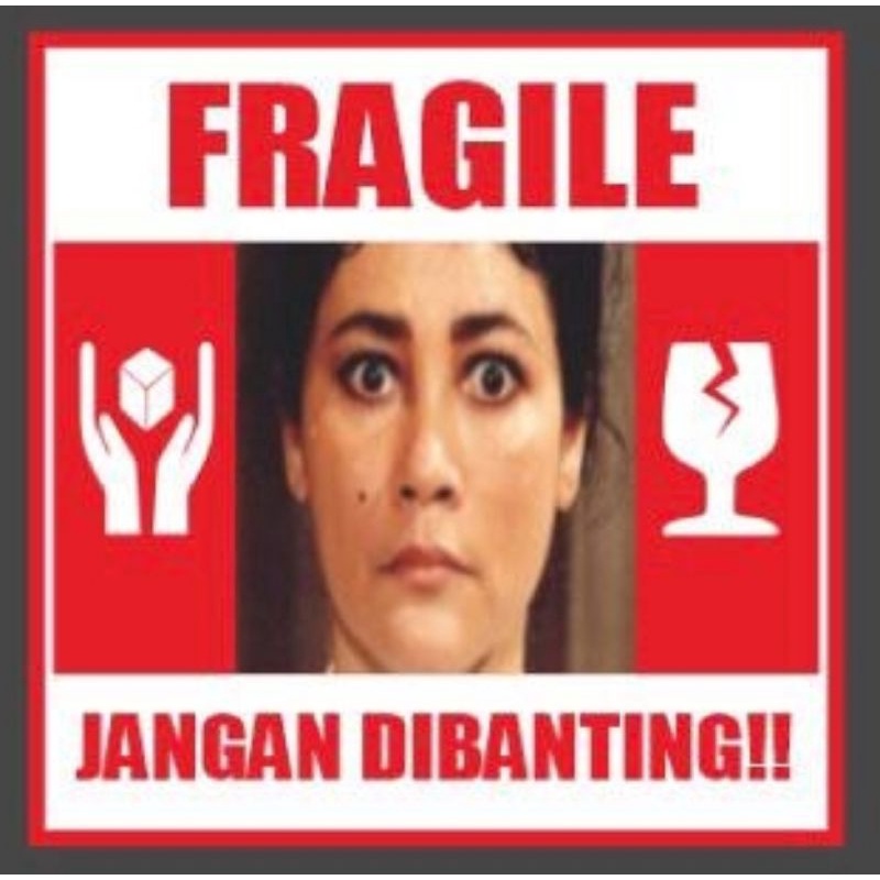 Jual STIKER FRAGILE LUCU UNIK KOREA / STICKER FRAGILE CUSTOM KPOP ...