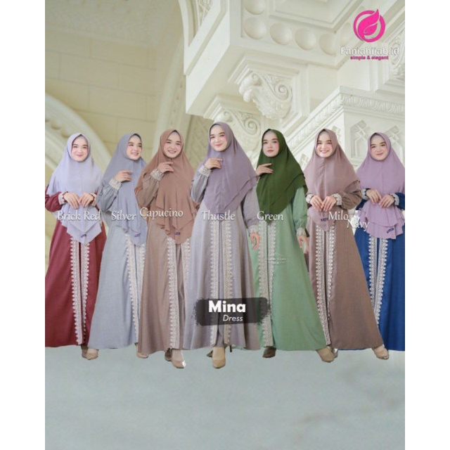 Jual MINA DRESS BY FANIA HIJAB - AMIRA SOFIA | Shopee Indonesia