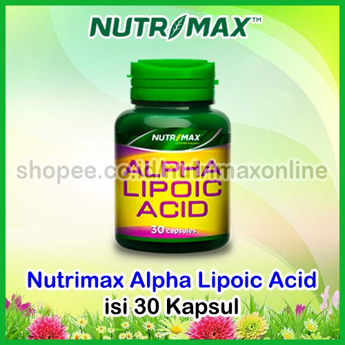 Jual Nutrimax Alpha Lipoic Acid ALA Isi 30 Vitamin Obat Penurun Kadar ...