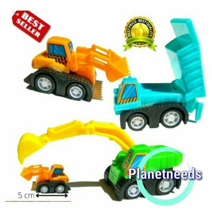 Jual Mainan Konstruksi Mobil Buldoser Proyek Dump Truk Mainan Alat ...