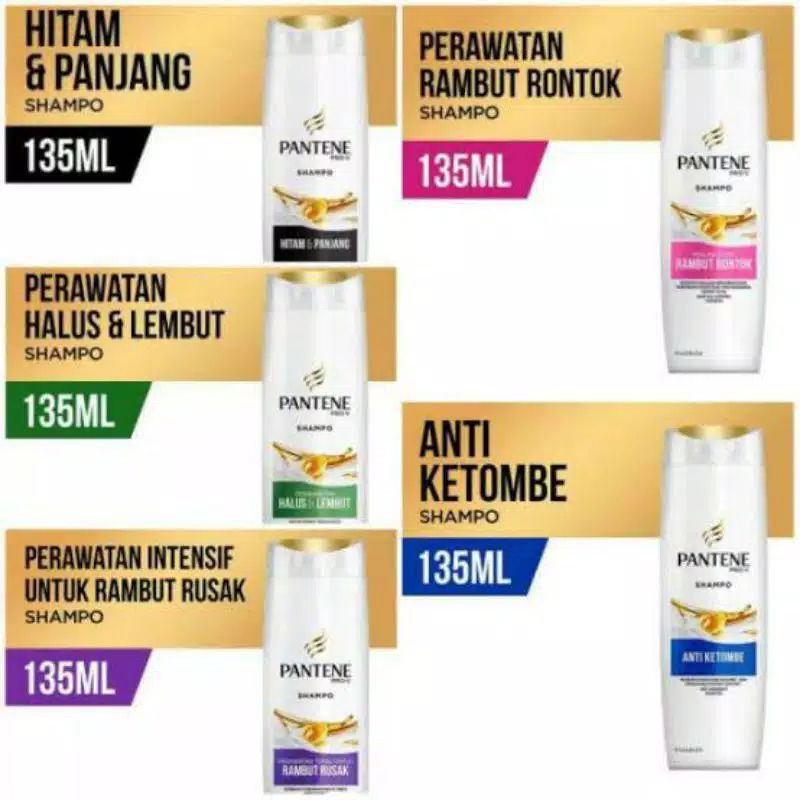 Jual SHAMPOO PANTENE PRO V BOTOL 135 ML | Shopee Indonesia