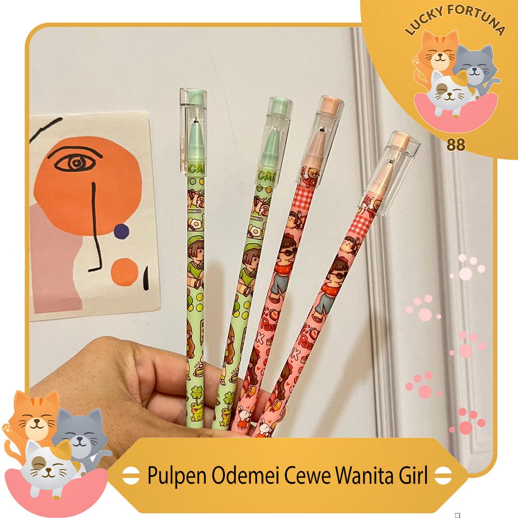 Jual [LuckyFortuna88] Pulpen Odemei Cewe Odemei Girl Pulpen Odemei ...