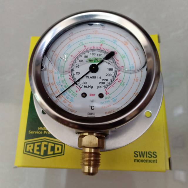 Jual Amper low / low pressure gauge refco MR206 | Shopee Indonesia