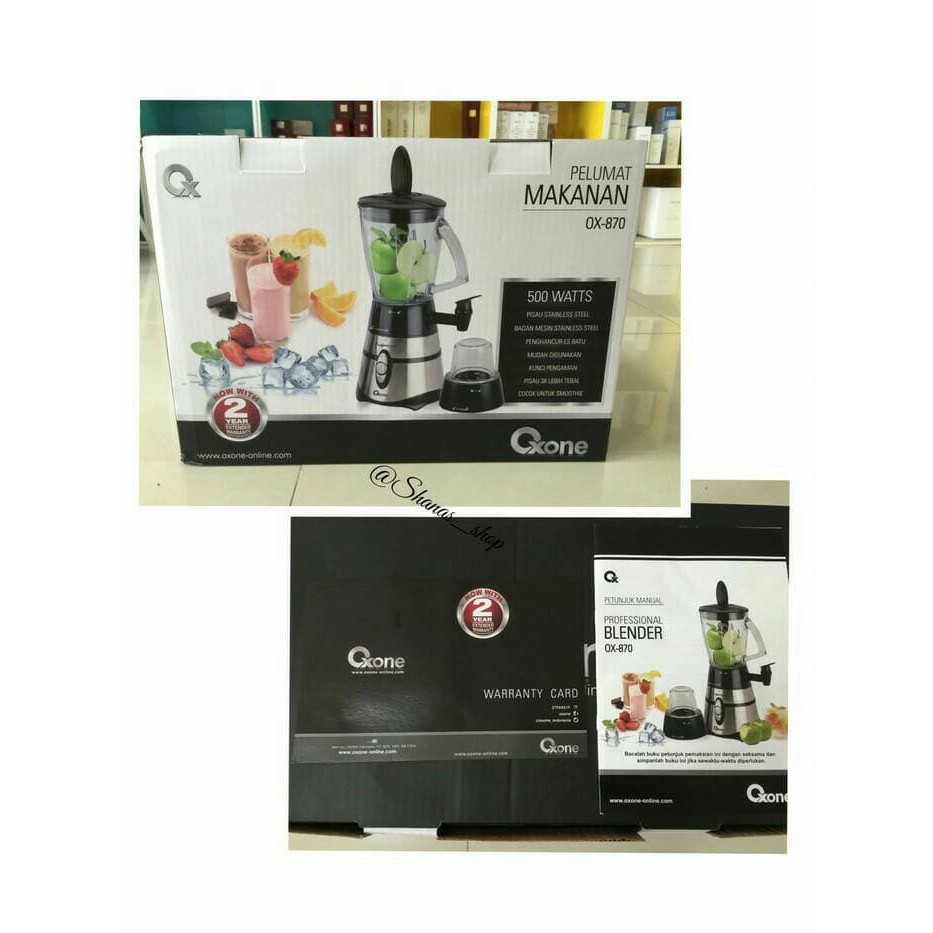 Jual OXONE PROFESSIONAL BLENDER OX-870 PELUMAT MAKANAN APF995 | Shopee ...