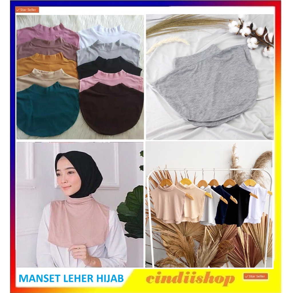Jual Manset Leher Inner Manset Hijab Wanita Tutup Dada Kaos Baju ...