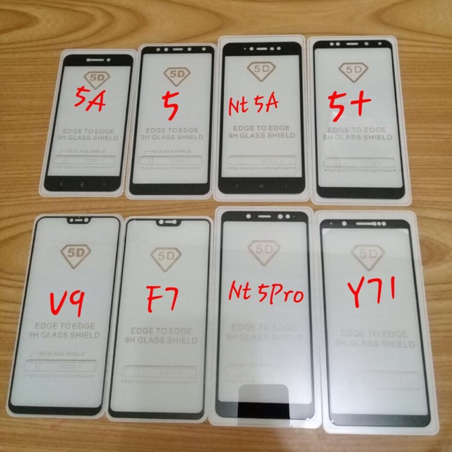 Jual Tempered Glass 5D Full Lem Redmi 5 5A 5+ Note 5A Note 5 Pro Note 4 4X S2 Note 8 9 | Shopee ...