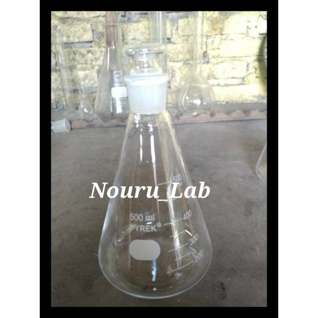 Jual Erlenmeyer 1000ml Dengan Ts Glass Stopper | Shopee Indonesia